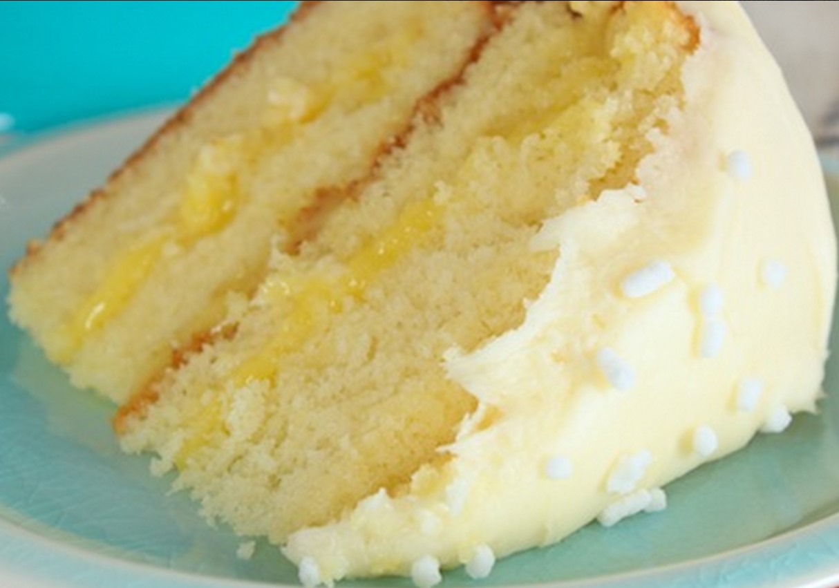 Lemon Cake with Lemon Filling and Lemon Butter Frosting – alldelish