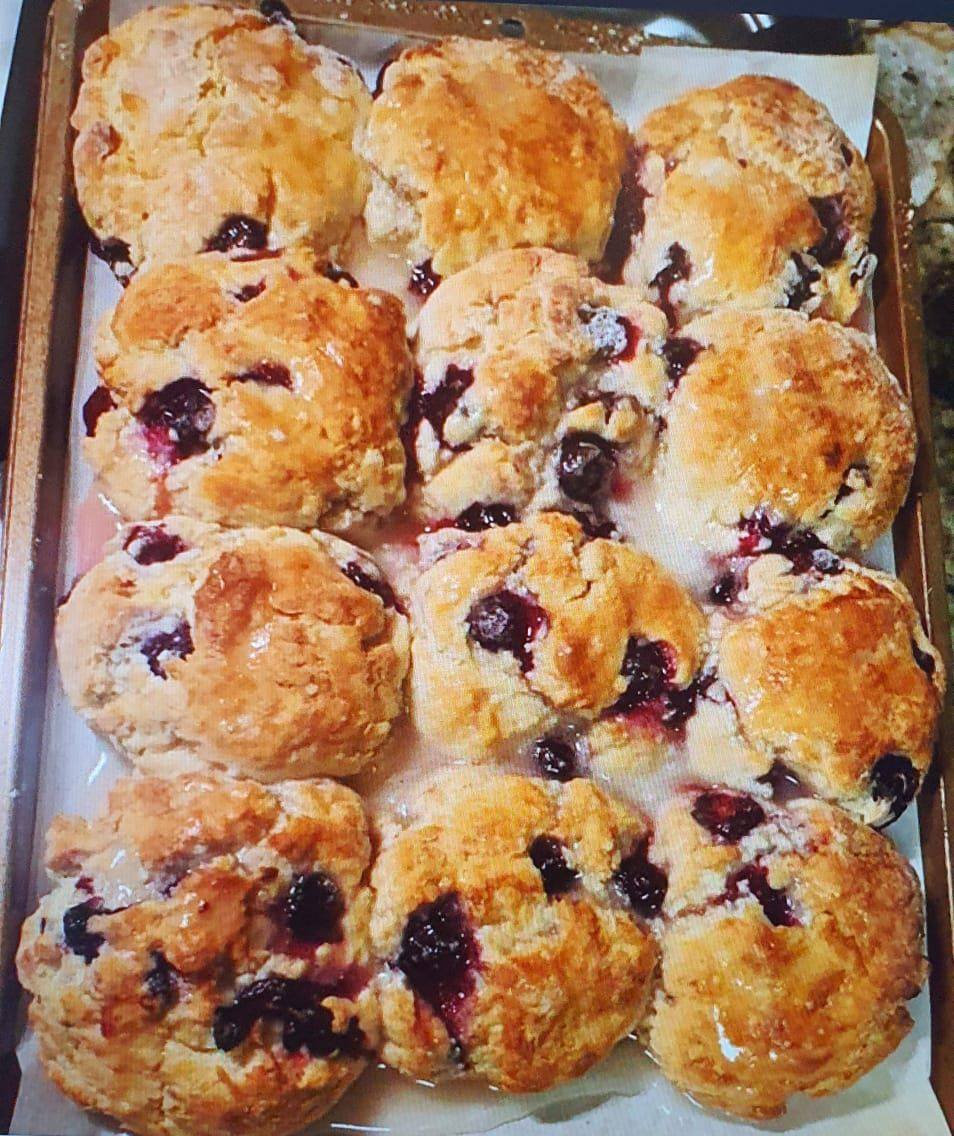 Sweet Blueberry Biscuits – alldelish